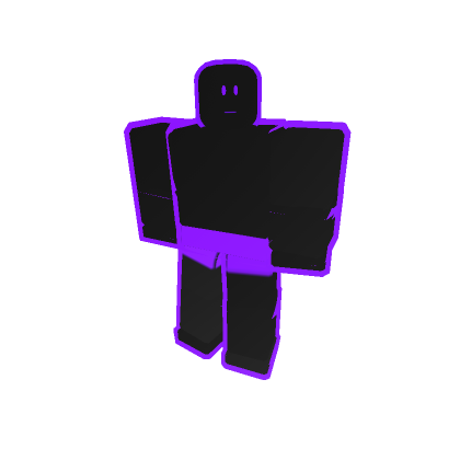 Cartoony Purple Outline Blocky - Roblox