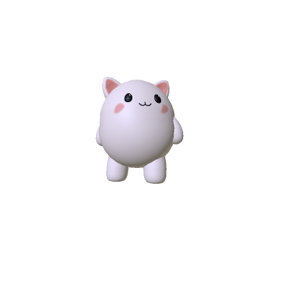 Mini gato de peluche lindo