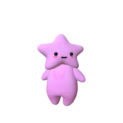 Mini Pink Star Plushie