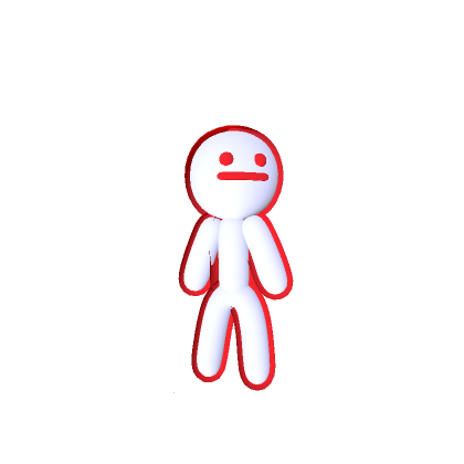 Mini Red Stickman