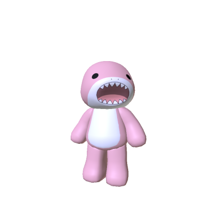 Cute Mini Shark Plushie (Pink)