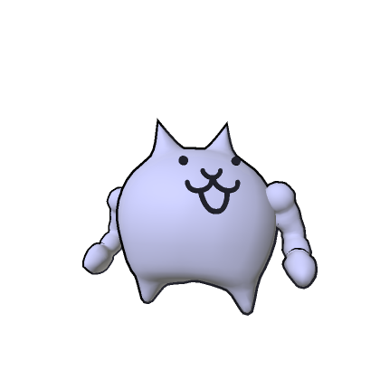 Muscle Cat Recolorable