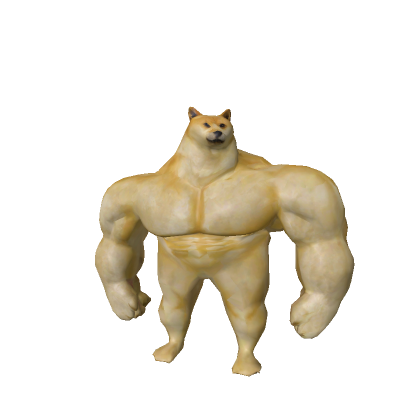 Chad Swole Buff Doge