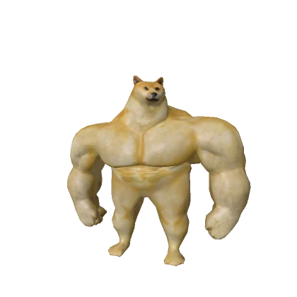 Chad Swole Buff Doge