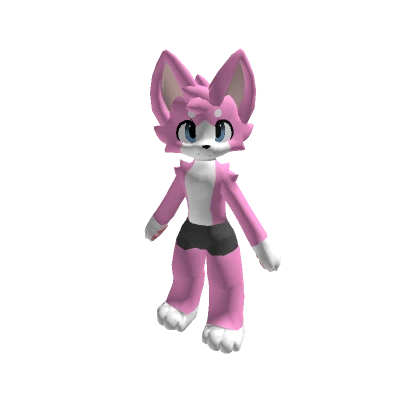 ชุดแมวแทบบี้ Kemono สีชมพู - Roblox