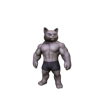 Buff Grey Cat