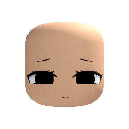 Sad Cute Emo Face - Light