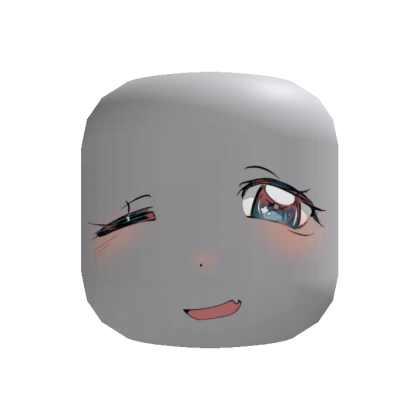 Winking Cute Anime Face