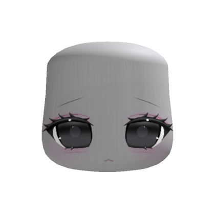 cutesy chibi worried kawaii sad face
