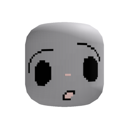 Cute Surprised Pixel Face