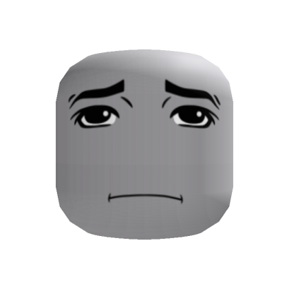 Distraught Man Face - Roblox