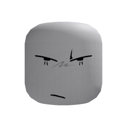 Determined angry frown