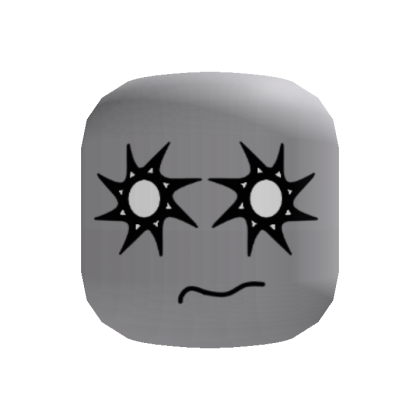 Dizzy Confused Spawn Eyes Face (Recolorable)