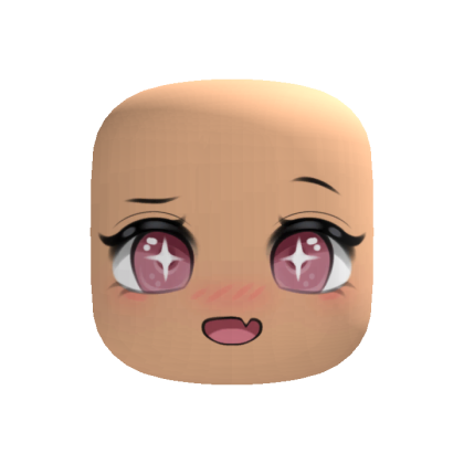 Happy Chibi Cute Blush Makeup Face