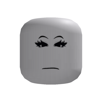 Judgemental Lady Eyelash Face
