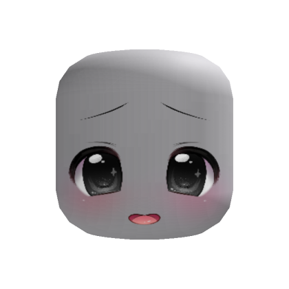 kepala anime chibi kawaii lucu lembut (dapat diwarnai ulang)