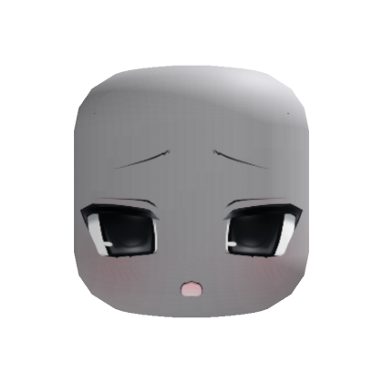 kawaii dissapointed scared chibi face