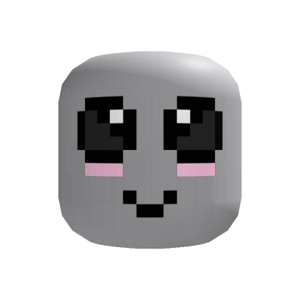 Cute Pixel Face Blushing (Head)