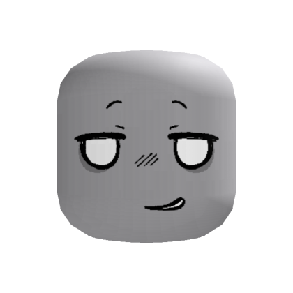Complacent Smug Scene Face (Recolorable)