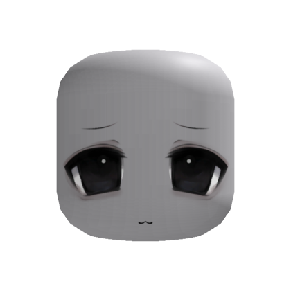 vkei moe cute stare face mask - color