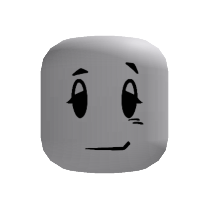Neutral Side Grin Face (Recolorable)