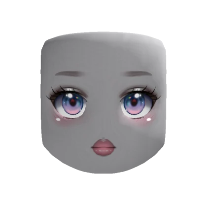 [ANIMATED] Cute Girl Blushing Face w/ Makeup - Roblox
