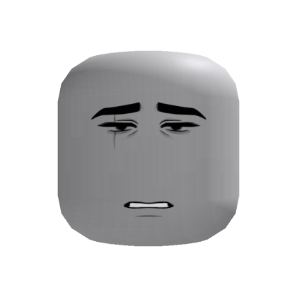 Neutral Man Emo Face