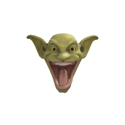 Screaming Funny Meme Goblin Head