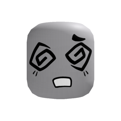 Expressive Cartoony Frazzled Face (Recolorable)