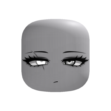 Pretty Rebellious Face Blind Eye Scar