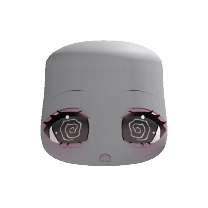 cutesy kawaii dizzy shocked face chibi