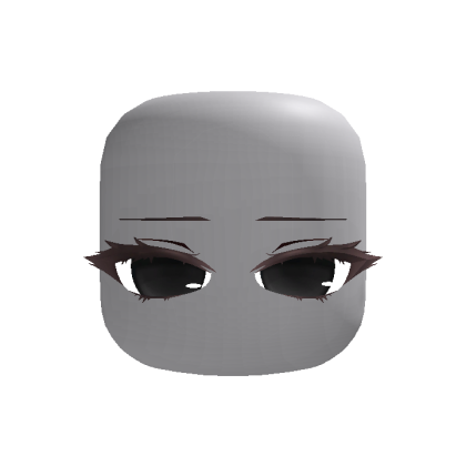 Cute Chibi Relaxed Stare Eyes - Black