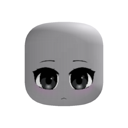 Cute Cartoony Girl Face w Round eye