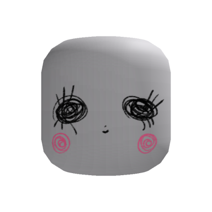 Kawaii Scribble Face