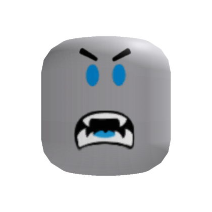 Blaues wütendes Gesicht – Roblox