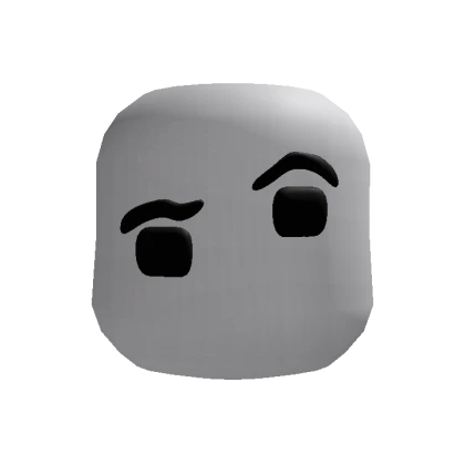 Animated EyeBrow Raised Smirk Face - Roblox