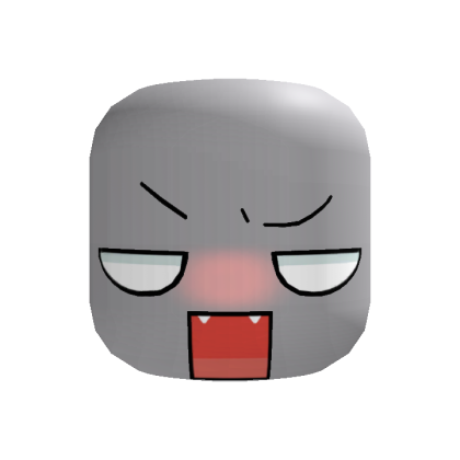 Animated Cute Angry Blush Head - Roblox