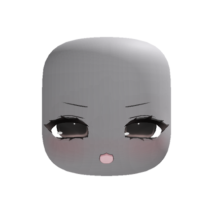 kawaii chibi smug foxy eyes face