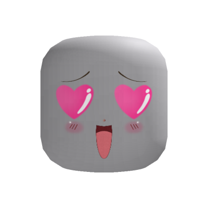 Anime Kawaii Blushing Heart Eyes Face