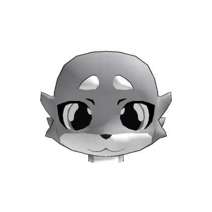 Fangless Earless Kemono Furry Fursuit Head
