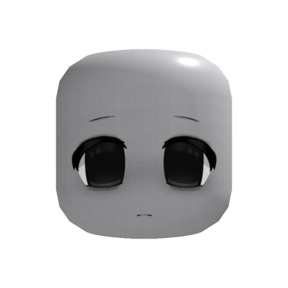 grey hypnotized emotionless anime chibi moe face