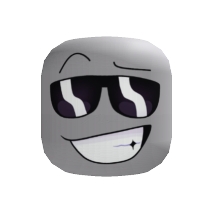Cool Guy's Smirk Face - Roblox