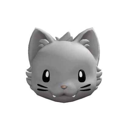 Cute Cat Head - Colorable V2 - Roblox