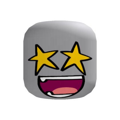Super Amazed Star Eyed Face (Recolorable)