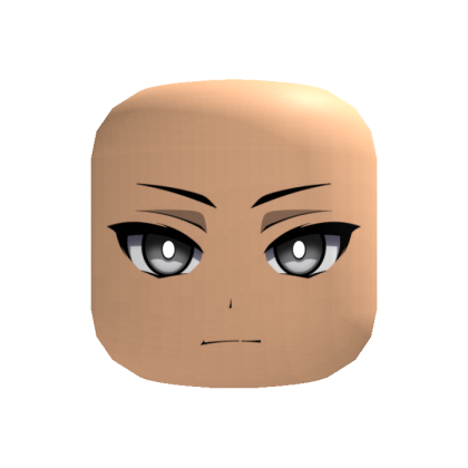 Neutral Anime Face ⭐️COLORABLE⭐️