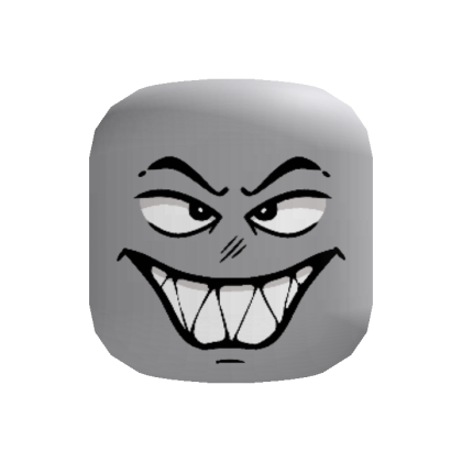 Cool Evil Smug Grin - Recolourable Head