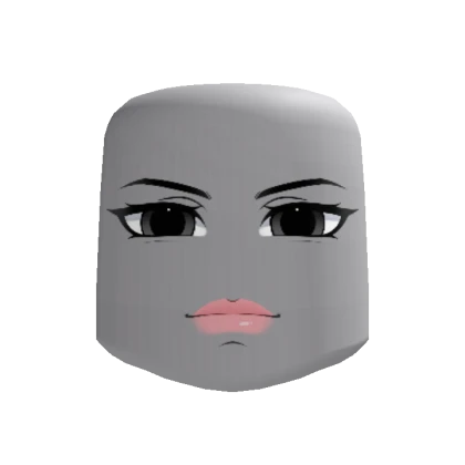 Mysterious Woman Face [Grey] - Roblox