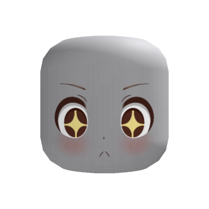 Determined Brown Star Eyes Excited Hungry Anime