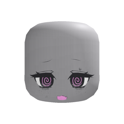 Manga swirls Dizzy Shy Head Face