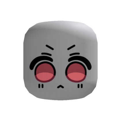 Big Red Eyes Face (Recolorable)